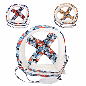 Baby Head Protector, ASunine Baby Infant Toddler Safety Helmet for Crawling Walking, No Bump Safety Head Cushion Bumper Bonnet, Adjustable Breathable Protective Cap (Cute Shark)