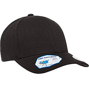 Flexfit Men's Pro-Formance, Black, Small/Medium