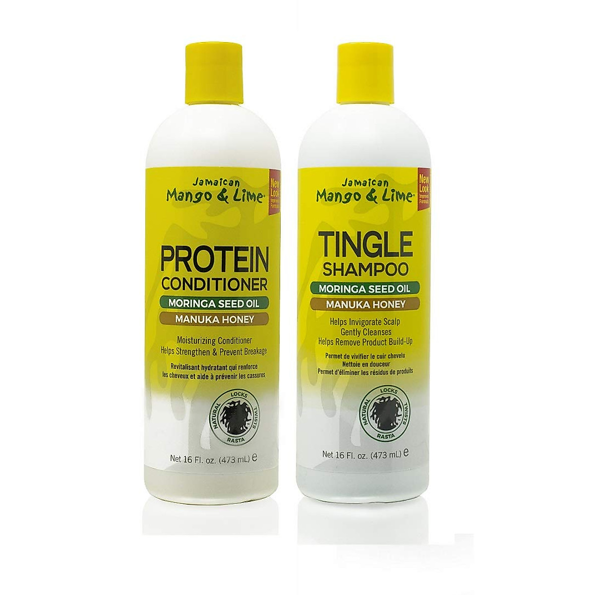 Jamaican Mango & Lime Shampoo & Conditioner 16oz Duo (SG_B076TQ1DQS_US)