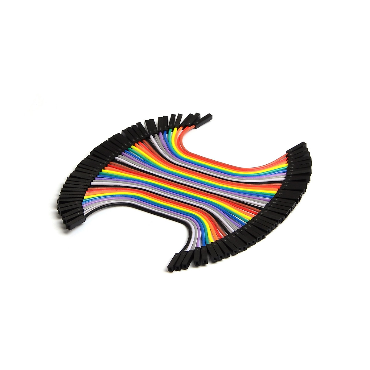 GenBasic 80 Piece Female to Female Jumper Wires (4 and 8 Inch)