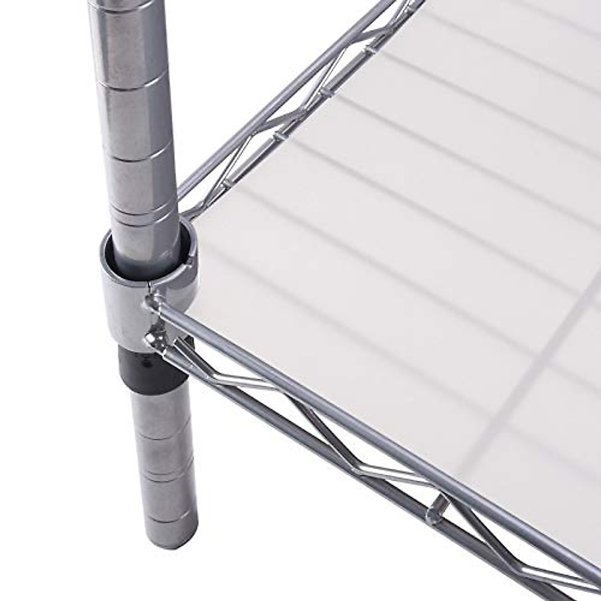 Slendor Wire Shelf Liner Value Pack of 5 Heavy Duty Waterproof Non-Adhesive Industrial Strength Plastic Mats for Tier Shelving Unit, 16 x 36 Inch Clear