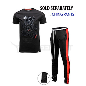 SCREENSHOT-S11113 Mens Hip-Hop Ultra Premium Quality Tee - Shiny Cartoon Teddy Bear Patch Embroidery Gel Print T-Shirt-Black/Black-Large