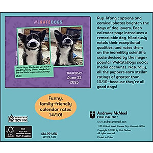 WeRateDogs 2023 Day-to-Day Calendar
