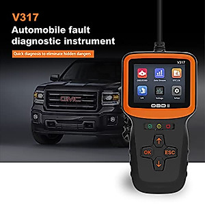 UYYE V317 Car OBD2 Scanner,Car Interior Accessories Code Reader,Engine Fault Code Reader Scanner, CAN Diagnostic Scan Tool,for All OBD II /EOBD Protocol Cars