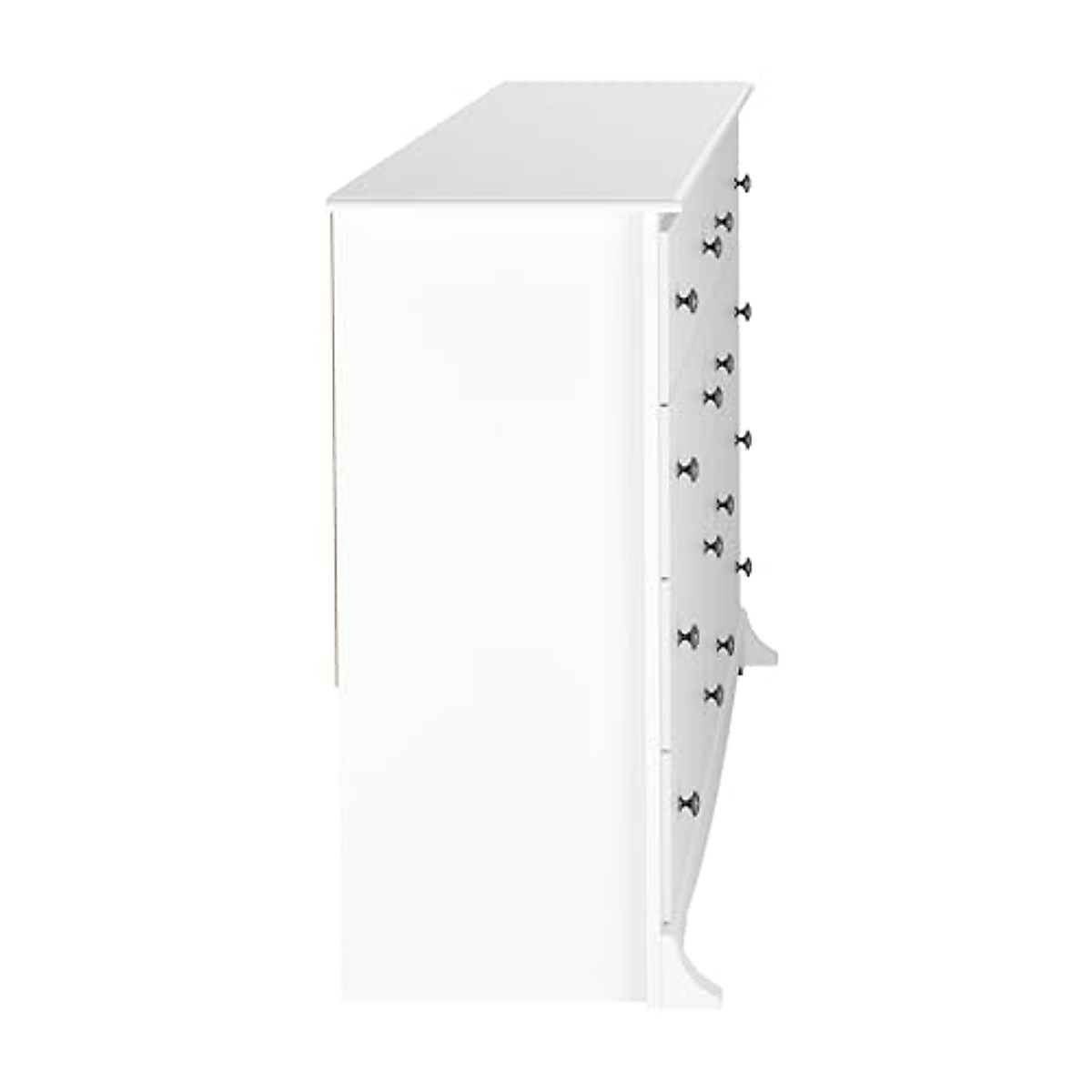 Prepac Sonoma 8 Drawer Double Dresser for Bedroom, Wide Chest of Drawers, Bedroom Furniture, Clothes Storage and Organizer, 17.25" D x 59" W x 37" H, White