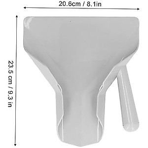 Commercial French Fry Scooper with Right Handle - Ideal Chip Popcorn Bagger for Ice Candy Snacks and Desserts - Versatile Scoop for Popcorn Chips Ice Cubes and More