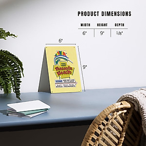 Lantern Press 6x9 Inch Wood Sign, Ready to Hang Wall Decor, Pensacola Beach, Florida, Sign,