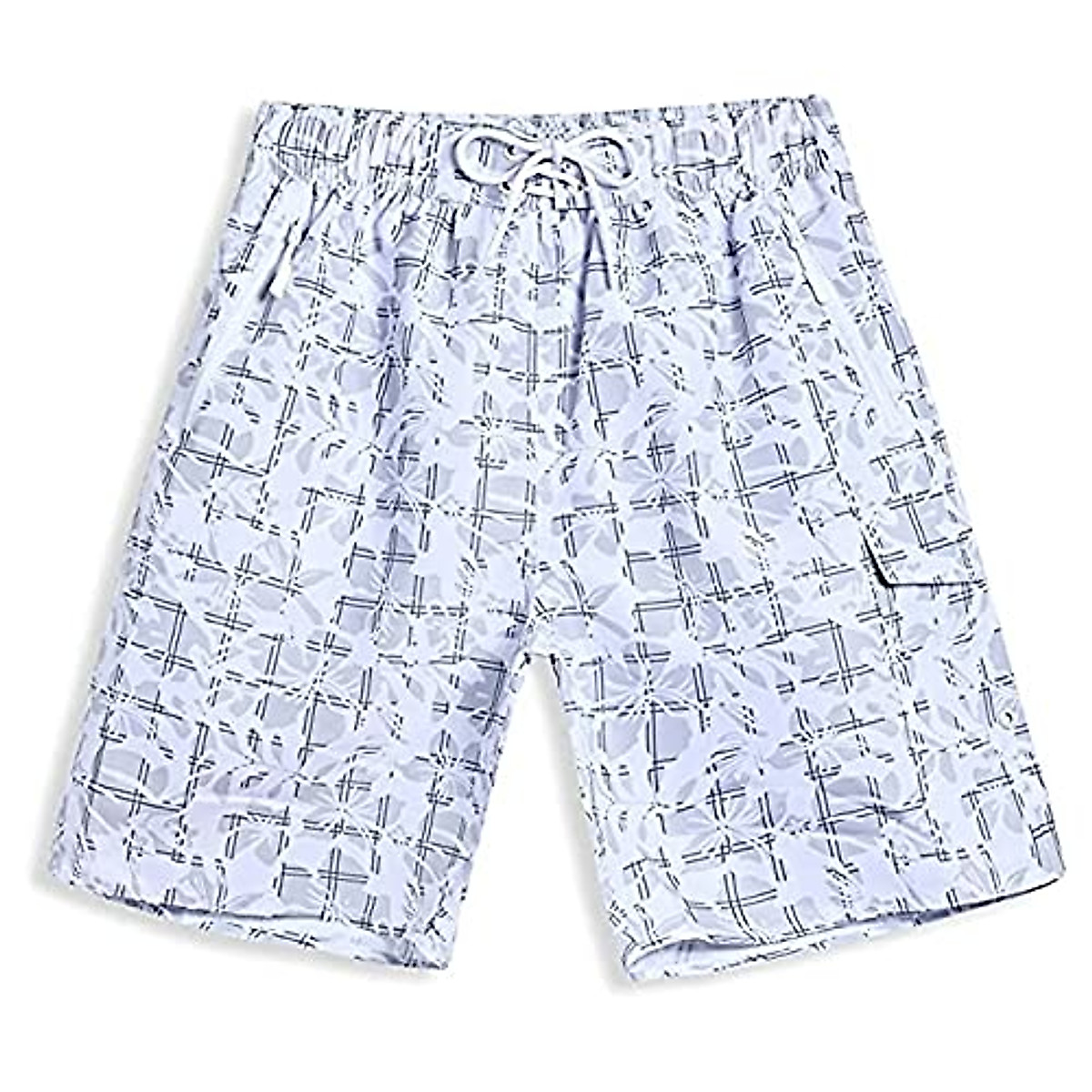 AIchenYW Men's Casual Shorts Drawstring Elastic Waist Printed Beach Short Pants Summer Refreshing Sports Shorts