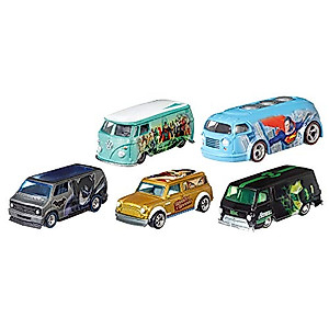 Hot Wheels Alex Ross Limited Edition Collector 5 Pack, Multicolor