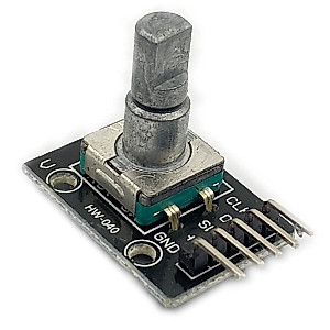 Kiro&Seeu 2PCS KY-040 Rotary Encoder Module Brick Sensor Development Board Compatible with Ar-duino Raspberry Pi SMT32 Development Board EMD-2P