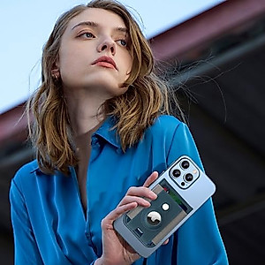 KPNEOL Magsafe Wallet with Airtag Holder, Magnetic Bifold for Men, Fits 7 Cards, Mag Wallet for iPhone 15/14/13/12 Series, Blue