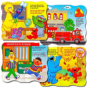 Sesame Street Board Books Ultimate Bundle Set for Kids, Toddlers - Pack of 12 Sesame Street Early Reader Board Books | Early Learning Books for Babies