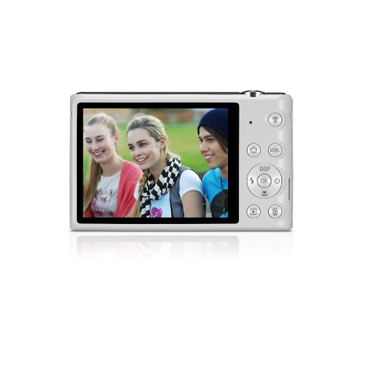 Samsung ST150F 16.2MP Smart WiFi Digital Camera with 5x Optical Zoom and 3.0" LCD Screen (White) (OLD MODEL)