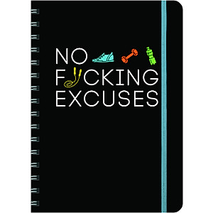 2023 No F*cking Excuses Fitness Tracker: 12-Month Planner to Crush Your Workout Goals & Get Shit Done Monthly (Thru December 2023) (Calendars & Gifts to Swear By)