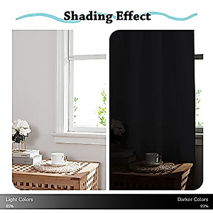 StangH Grommet Velvet Curtains & Short Blackout Curtains