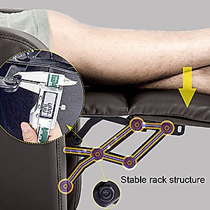 FDW Recliner Chair Reclining Sofa Leather Chair Home Theater Seating Lounge with Padded Seat Backrest