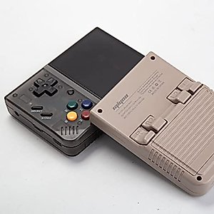 Miyoo Mini Plus Handheld Retro Game Console 128G, Linux Cortex-A7 1.2GHz, 3.5-Inch IPS Screen Portable Arcade Rechargeable Games Emulators for Kids Adults (Grey)
