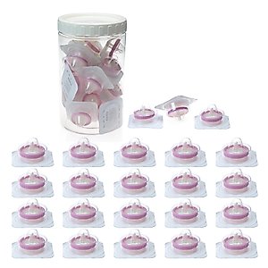 Labfil Sterile Syringe Filter PTFE 20 Pack, 0.22 um Pore Size, 25 mm Membrane Diameter, Hydrophilic Filtration Sterile Packed Individually