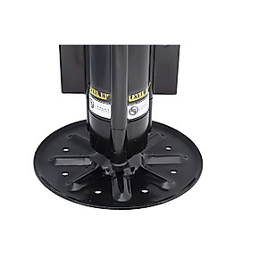 Lippert Level Up Replacement Hydraulic Landing Gear Left Jack for 5th Wheel RVs and Travel Trailers, 14,000-lbs. Lift Capacity, Aluminum, 9" Diameter Footpad, 27-7/16" Height - 433467