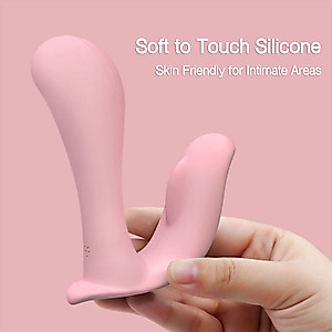 Tracy's Dog Wearable Panty Vibrator with Wireless Remote Control for G Spot Clitoral Stimulation, Butterfly Vibrators with 10 Vibrations, Vibrating Panties Adult Sex Toys for Women Couples Play, Pink