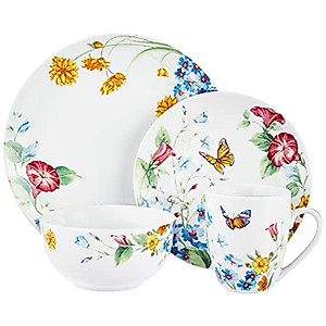 Pfaltzgraff 5184213 Annabelle Dinnerware Set, 16 Piece, Multicolored