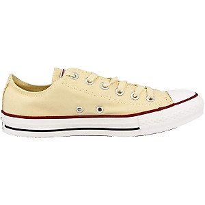 Converse Unisex Chuck Taylor All Star Low Top Natural Sneaker, Natural White, Men's 6.5/ Women's 8.5 Medium