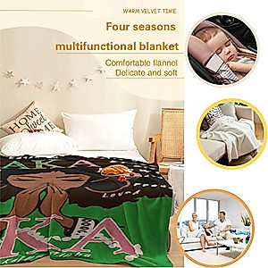 Cartoon Blankets Winter Warm Soft Blanket Throw for Bedroom Sofa Chair Lightweight Home Decor Travel Blanket 60*80inch（203CM*153CM）
