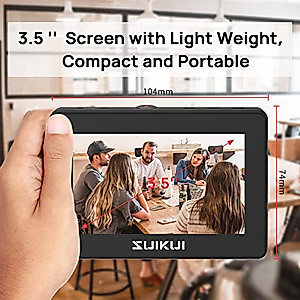 SUIKUI RH35 Unlimited Recording Camera Monitor 1080P 30FPS Capture and Photographic Stream Video Screens from HDMI