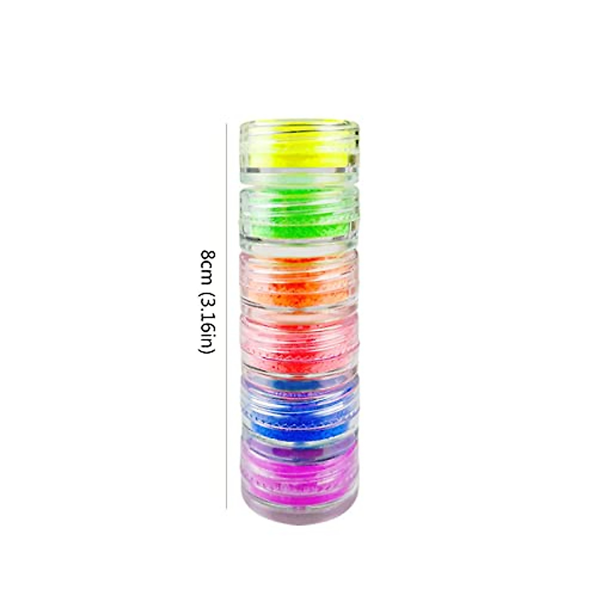 Pigment Body Powder Color Glow Powder Fluorescent Glitter Pearl High Gloss Nail Powder Powder Nail Pigment For Body And Craft