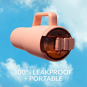 BrüMate Müv - 15oz 100% Leak Proof Insulated Coffee Mug with Handle & Lid - Stainless Steel Coffee Travel Mug - Double Walled Coffee Cup (Lilac Dusk)