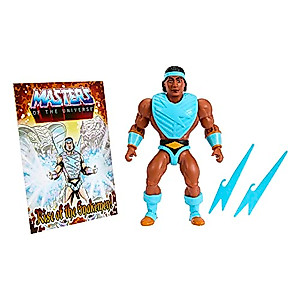 Masters of the Universe Origins Action Figure & Accessory, Rise of the Snake Men Bolt-Man with Mini Comic Book, 5.5 inch