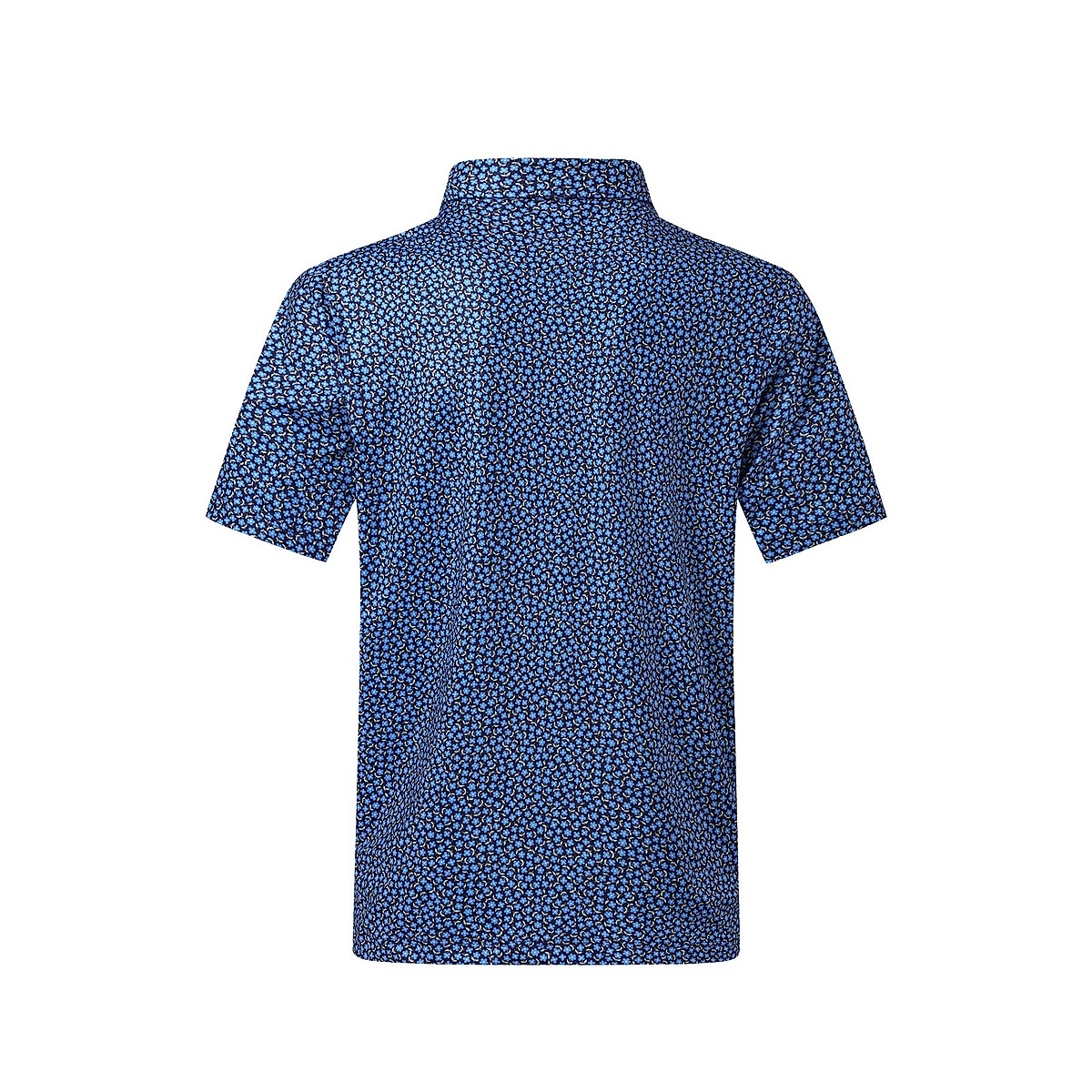 DEOLAX Mens Polo Shirts Fashion Print Mens Golf Shirt Dry Fit Mens Golf Polo Short Sleeve Quick Dry Funny Golf Shirt for Men