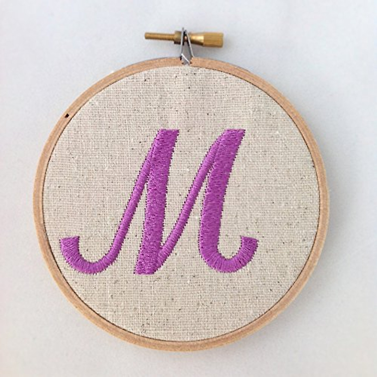 Nursery Alphabet - Embroidered Letter in Hoop