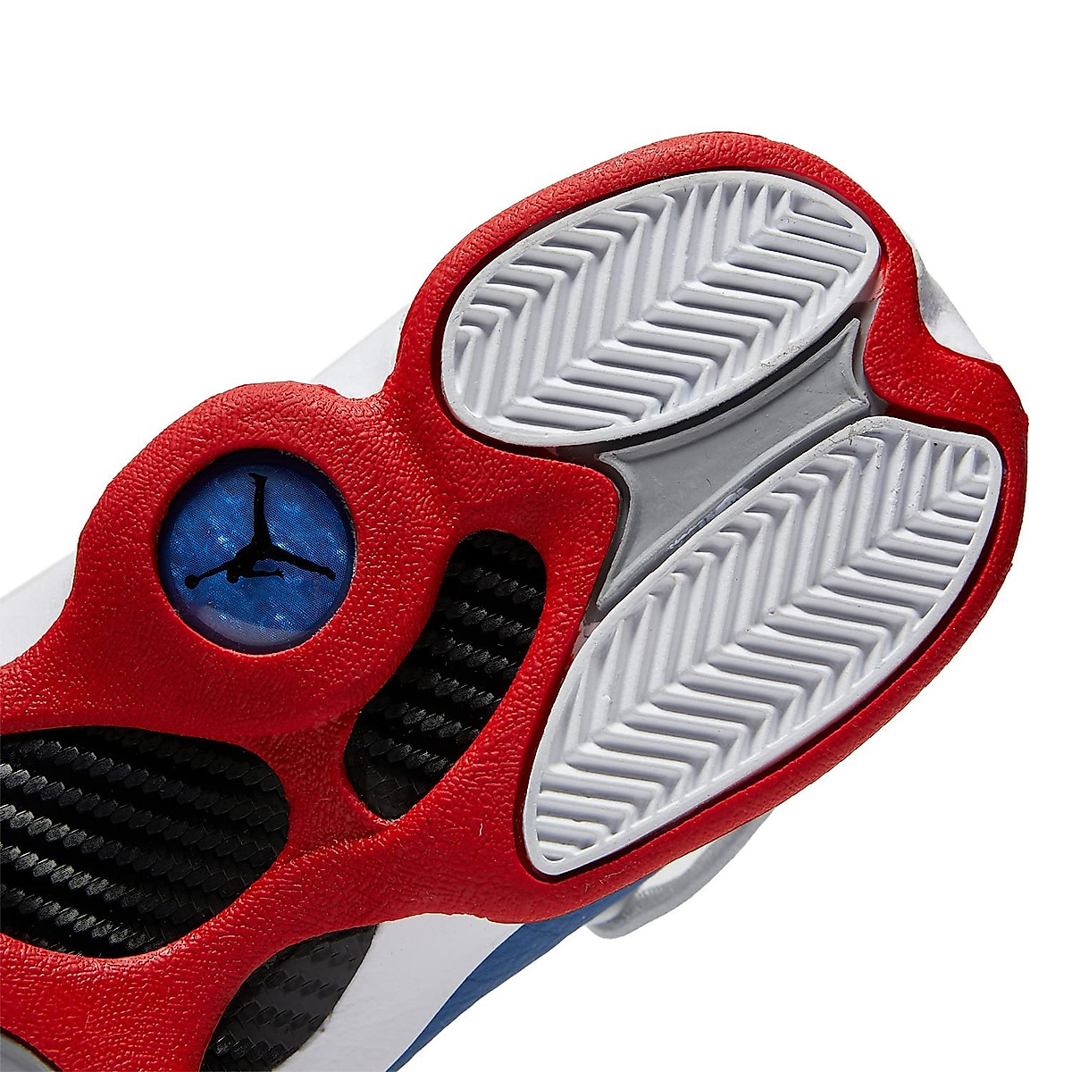 Jordan Boy's 6 Rings (Big Kid) White/True Blue/University Red 6 Big Kid M