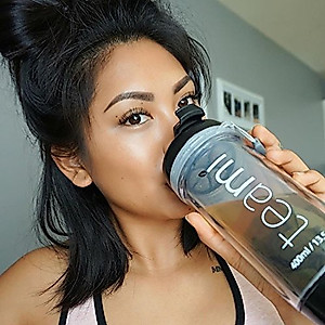 Teami Tea Tumbler Infuser Bottle - Black, 20 Ounce - BPA FREE - Double Walled Mug, Hot or Cold - Our Best Infusion Bottles for Infused Fruit, Smoothies, Tea, even Coffee