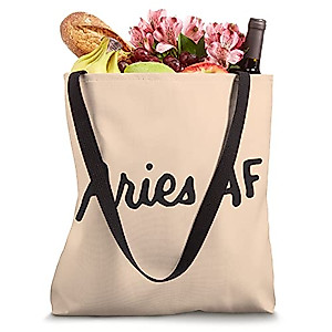 Aries AF Astrology Zodiac Sign March April Birthday Gifts Tote Bag