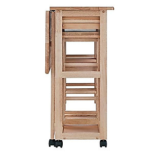 Winsome Wood Suzanne Kitchen, Square, Natural, Beech