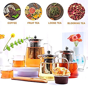 Fridge Pitcher, 64 oz/1800ml Glass Pitcher With Lids for Fridge, Ice Tea Pitcher, Great for Juice, Milk, Coffee, Lemonade - Heat Resistant Borosilicate Glass Jug