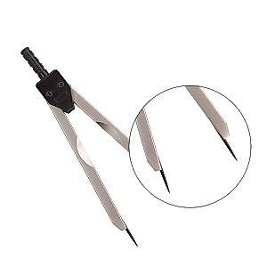 LANIAKEA ECG EKG Caliper Black Electrocardiogram Divider for Nursing