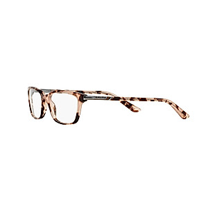 Ralph by Ralph Lauren Women's RA7044 Cat Eye Prescription Eyewear Frames, Shiny Light Pink Tortoise/Demo Lens, 52 mm