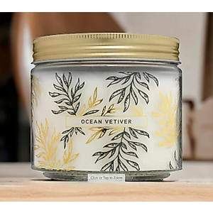 Bellevue Luxury Candles, Natural Soy Wax, Essential Oils, Long-Lasting Burn, Luxurious Fragrances, 4 Pcs