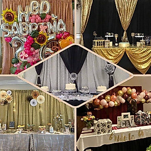 SFN SKY 10ft x10ft Silver Spandex Curtain Party Wedding Backdrop Photography Background Photo Booth Backdrop Studio Background (Silver)