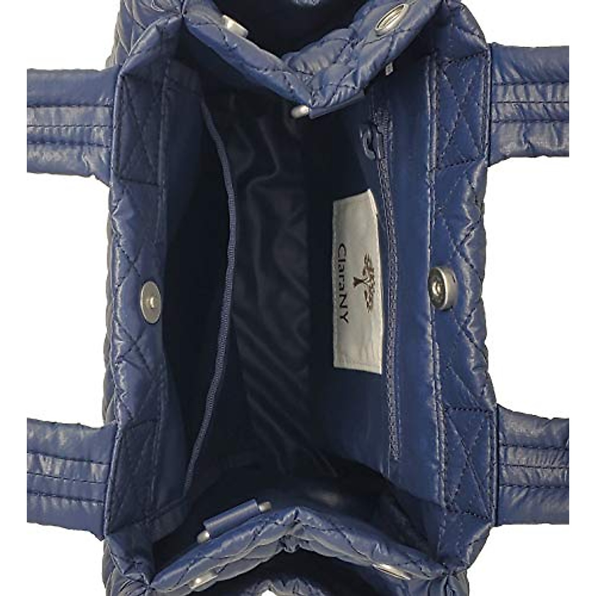 CLARANY Quilted Mini Tote water repellent (Navy)