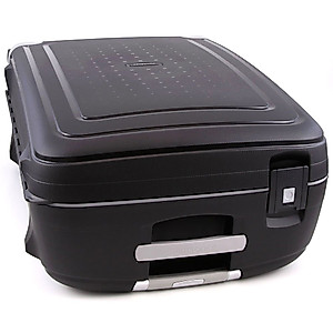 Samsonite 49308-1041 S'Cure 28 Inch Zipperless Spinner Luggage - Black Bundle w/Deco Gear Luggage Accessory Kit (10 Item)