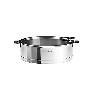 Cristel Strate Saute Pan, 4.5 quart, Silver
