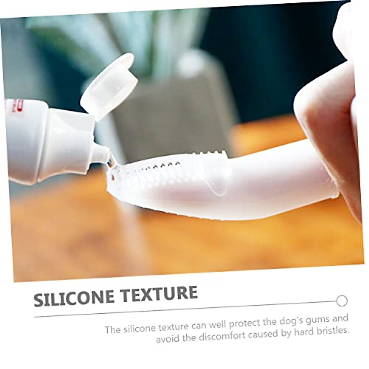 balacoo 3pcs Dog Cleaning Toothbrush pet Oral Dog chew Toothbrush Tiny Dog Toothbrush Pet Toothbrushes Chewing Toys for Dogs pet Dental Toothbrush White Cleaning Supplies Soft