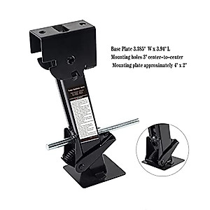 Pair of Trailer Stabilizer Jacks Telescoping RV Camper Accessories for Travel 450kg(1000 Lbs) Capacity Each, 11.5"-18"