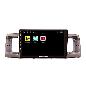 Android Radio CarPlay&Android Auto Autoradio Car Navigation Stereo Multimedia Player GPS Touchscreen RDS DSP WiFi Headunit Replacement for Toyota Rav4 Corolla Hilux Land Cruiser,if Applicable