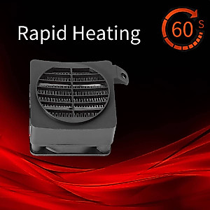 Constant temperature Electric fan heater PTC fan Auto heater Small space heater incubator(12V 150W)