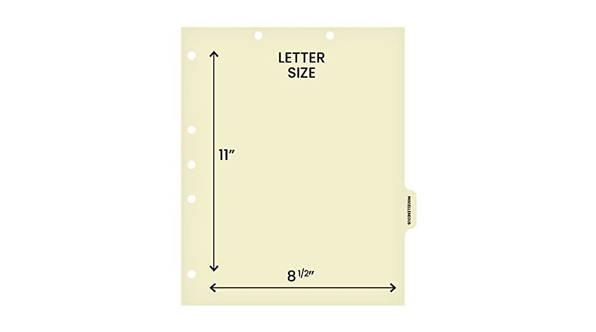 Clear Chart Divider Sheets for Medical Practices - 100 Pack